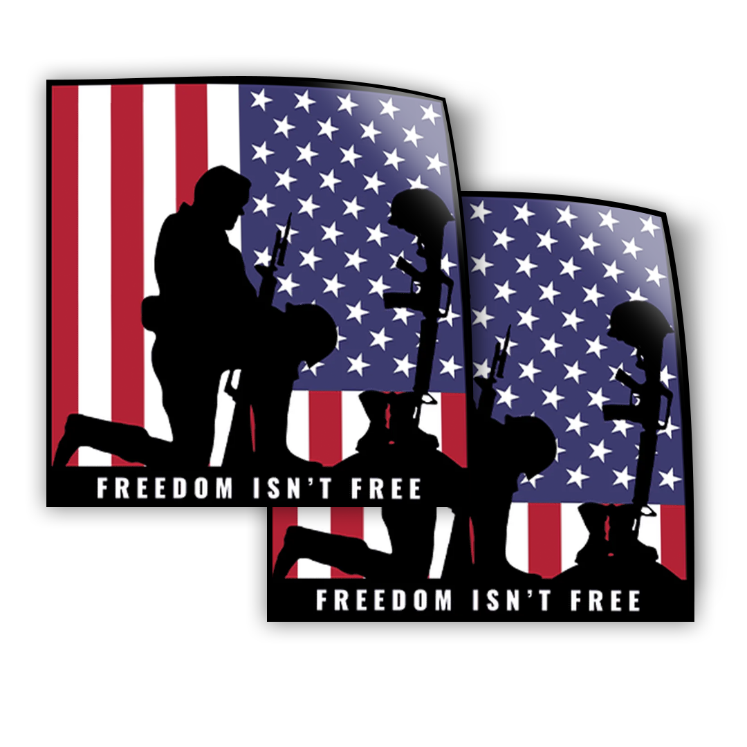 ‘Freedom Isn’t Free’ Window Decal (Set of 2) – Official GOP Store