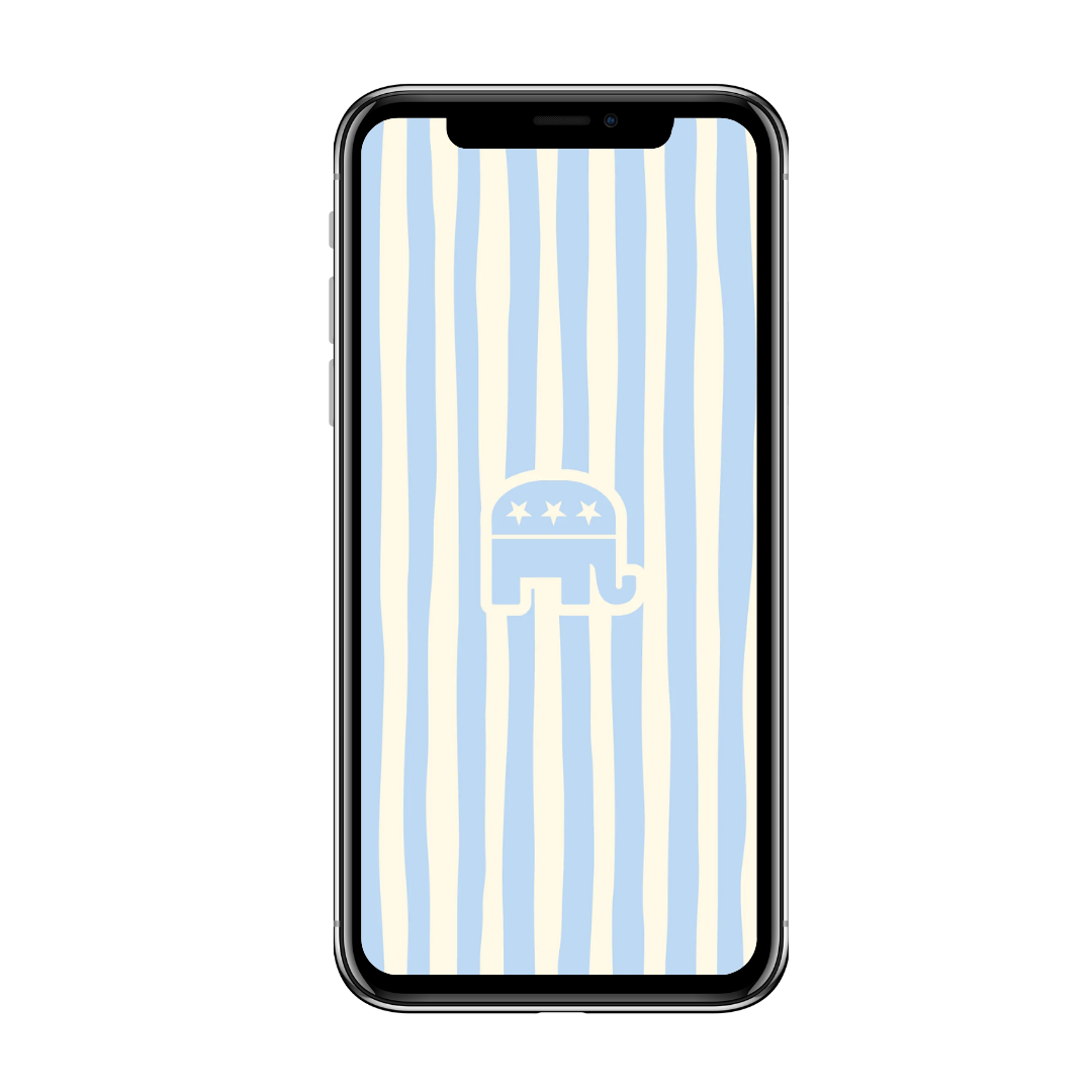 GOP Girl Blue Wallpaper – Official GOP Store